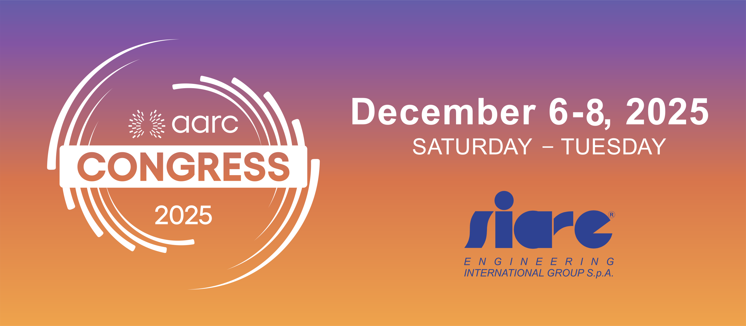 AARC Congress 2025 - Siare Engineering International Group
